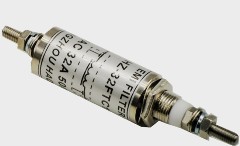 Quality 100 Amp 600VDC Low Pass EMI Feedthrough Filter With Threaded Stud Terminal emc for sale
