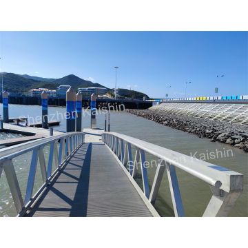 Quality Aluminum Alloy Floating Docks Marine WPC Decking Floating Pontoon for sale