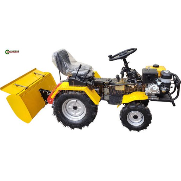 Quality Synchronized Small Multi Purpose Tractor Yellow Blue 4x4 Tractor for sale