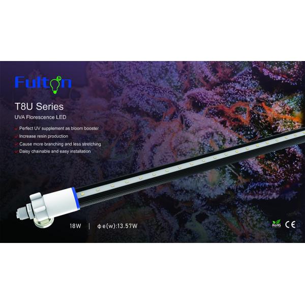 Quality Water Proof T8U LED Tube Grow Light UV Supplement Daisy Chainable for sale