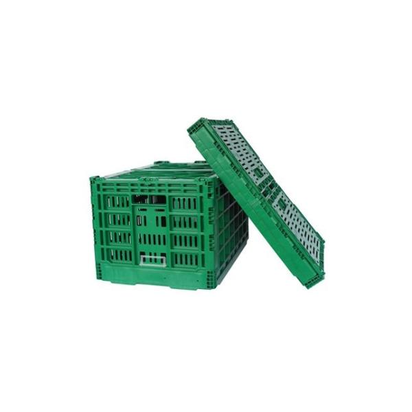 Quality 3.4kg 100% Virgin PP Heavy Duty Fruit And Vegetable Plastic Crates for sale
