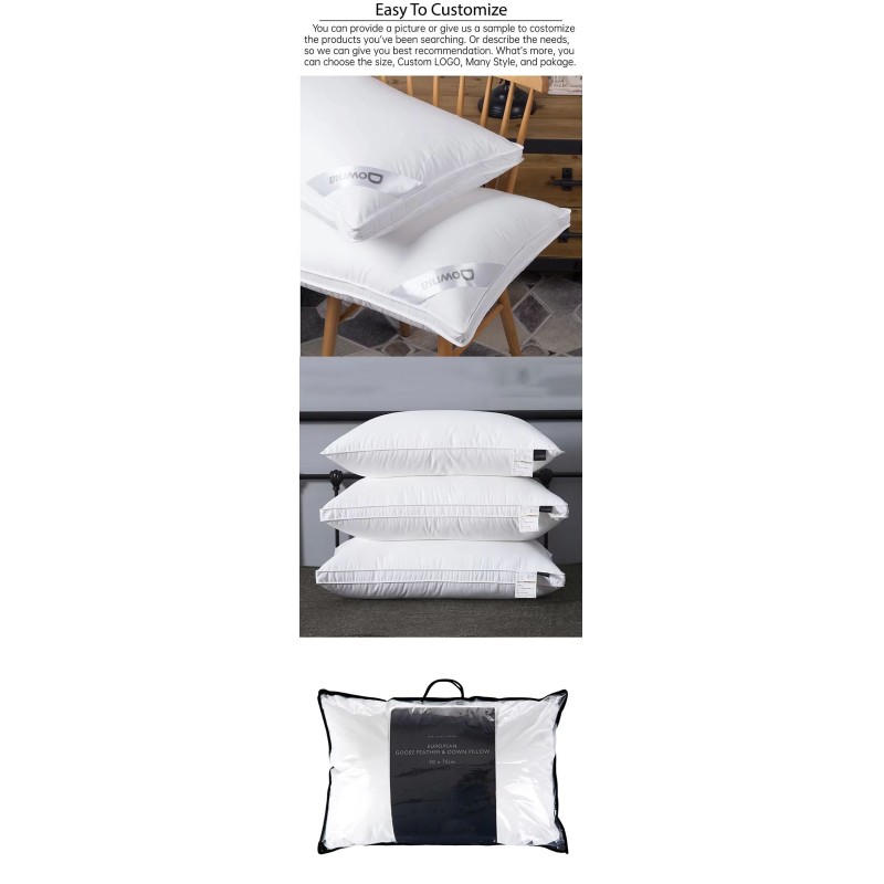 Cheap Factory China Hotel Soft White Pillow