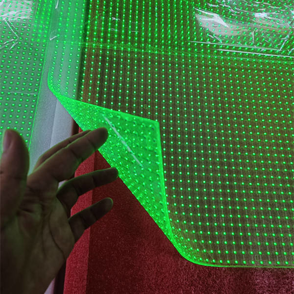 Quality 2K-4K Resolution Led See Through Screen , Transparent Light Up Panel Indoor for sale