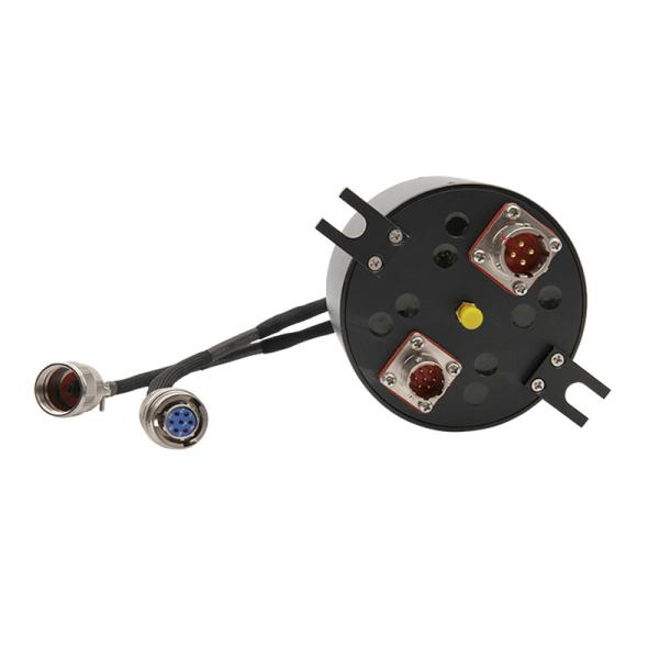 Quality High Frequency Rotary Electrical Joint IP54 4 Circuits 10A Electric Slip Ring for sale