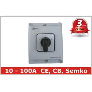 Quality Industrial IP65 20A Generator Changeover Switch EN 60947 EN 60204-1 for sale