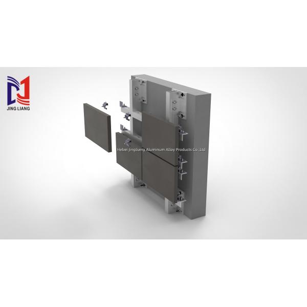 Quality Stone Ear Hook Backbolt Support Ventilated Facade Systems for sale