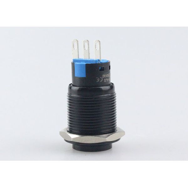 Quality Latching Metal Push Button Switch , 3 Pin Automotive Push Button Switches for sale