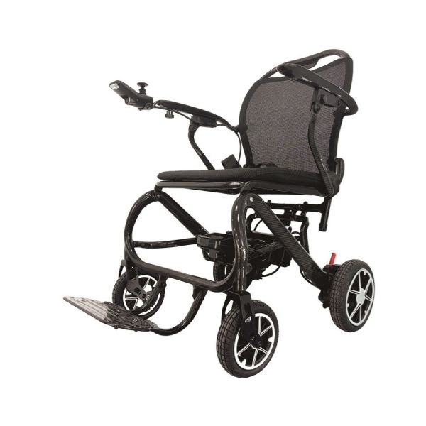 Quality Lightweight Mini Electric Wheelchair with All Carbon Fiber Frame and Brushless Motors for sale
