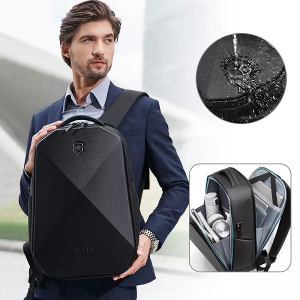 Quality EVA Hard Shell Computer Modern Laptop Backpack 22L Business Use for sale