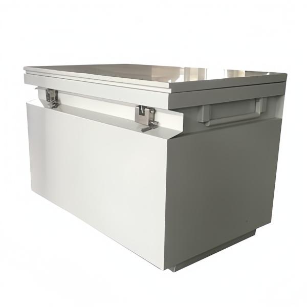 Quality White Metal Steel Job Site Cabinet Tool Box with Hasp Lock System and Handles Heavy Duty for sale