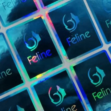 Quality Matte Double Layer Labels Reflective Custom Holographic Labels for sale