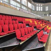 Quality 480 cm * 552 cm * 780 cm Retractable Bleacher Seating with 2 Years Warranty and 10 Years Use Life for Concert Halls and Venues for sale