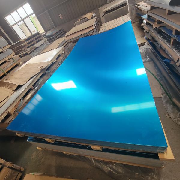 Quality Silver Flat PE Aluminum Alloy Sheet Al 6061 T6 for sale