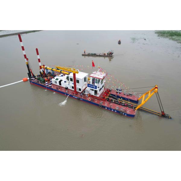 Quality 2000M Discharge Distance Cutter Mini Dredging Machine With 200 Pipe 205KW Diesel for sale