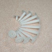 Quality Spiral HDPE Flat Head Anchor Insulation Nail For Wall Insulation Fixing Anchors for sale