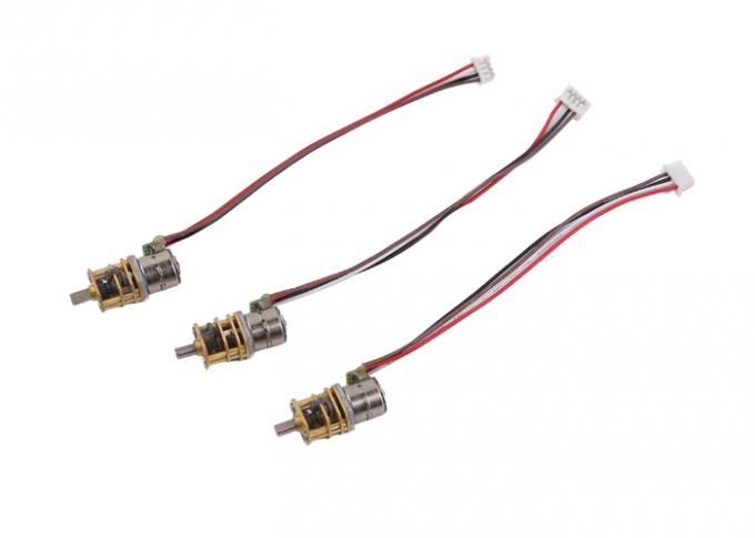 SM08-GB10 Small Geared Stepper Motor 8mm with 10*8 mm gearbox 1