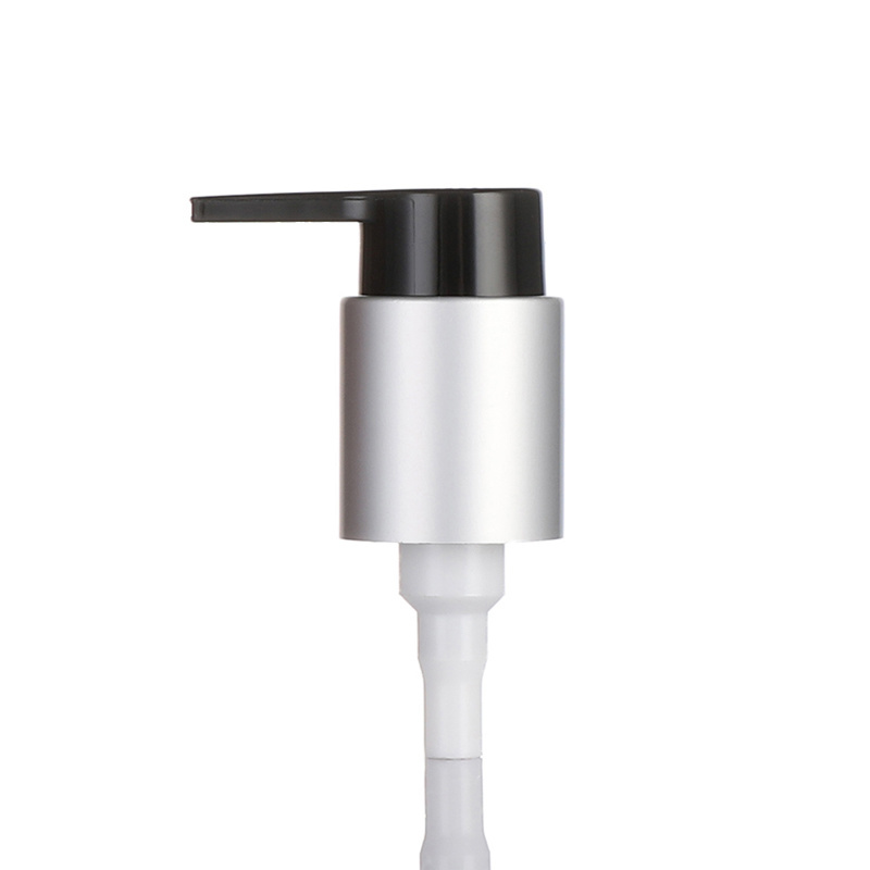 Customized Left Right Locked Cream Pump with Aluminum