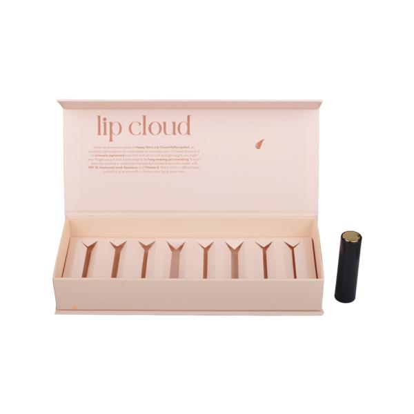 Quality Offset Printing Paperboard Magnetic Cosmetic Box Packaging Lipstick for sale