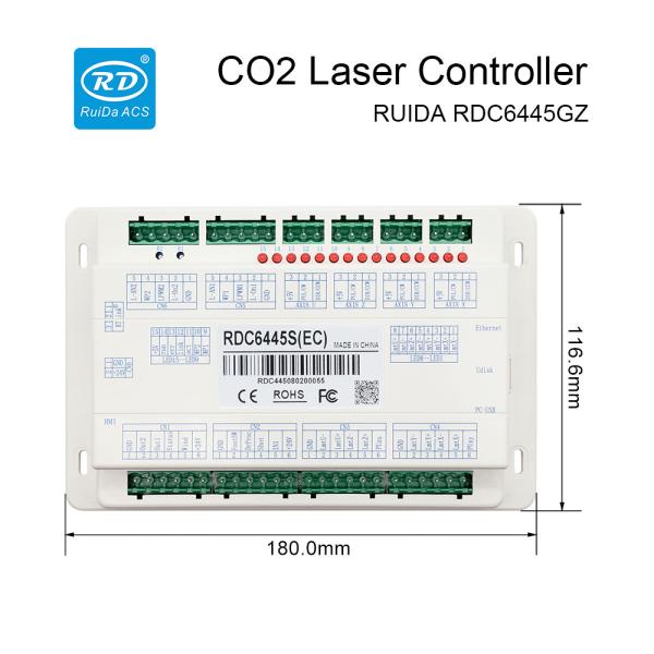 Quality Ruida Co2 Laser Cutting and Engraving Controller High Performance RDC6445GZ for sale
