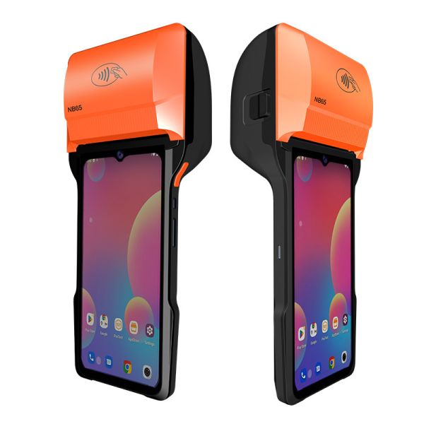 Quality Bluetooth Handheld POS Billing Machine Android 14 Portable Billing POS Machine 6.5 Inch for sale