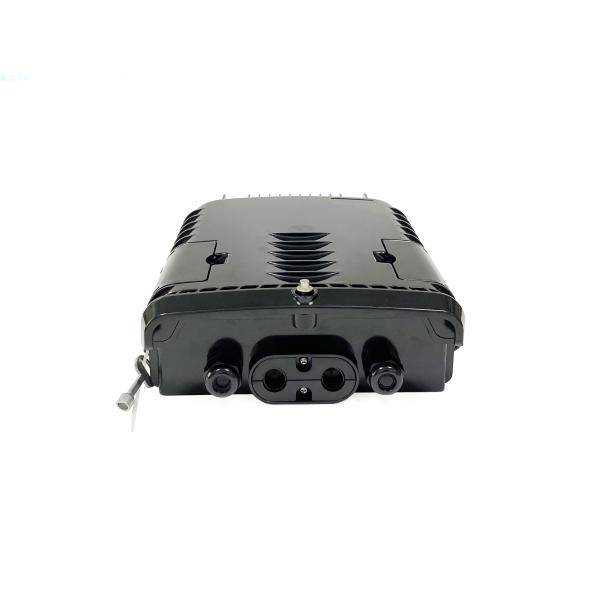Quality IP65 Mid Span ABS Optical Distribution Box SC 16 Ports Flat Drop Cable Splice for sale