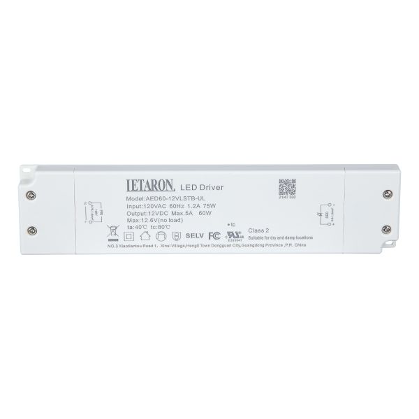 Quality Constant Voltage Slim Led Driver 12v 60w For Mirror Lighting for sale