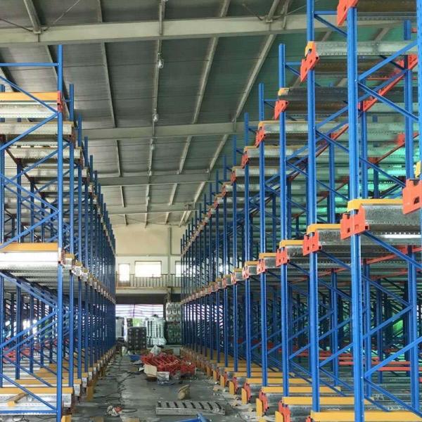 Quality Customized Warehouse Storage Drive In Rack Pallet Racking 2-7 Levels for sale