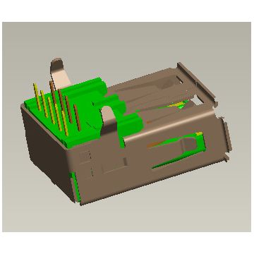 Quality 1.0Amp Input Output Connectors Usb 3 Connector Right Angle 90° Dip Type for sale