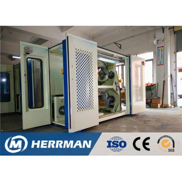 Quality Double Layer Triple Signal Cable Buncher , Wire And Cable Machinery 1800rpm for sale