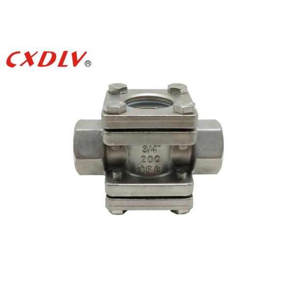 Quality Investment Casting Sight Glass Flow Indicator Screw Ends for sale