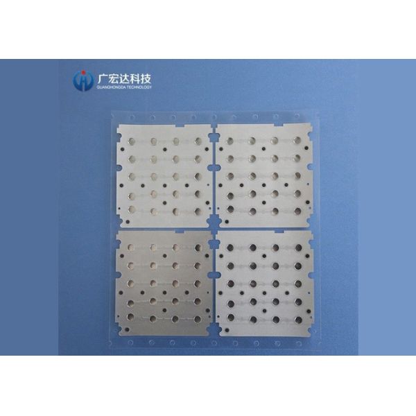 Quality Dustproof Metal Dome Arrays Customized PET Silver Pattern Printing For Bank for sale