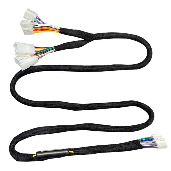 Quality 1M Length Black Jacket Automotive Wire Harnesses For Corolla Camry Reiling Car for sale
