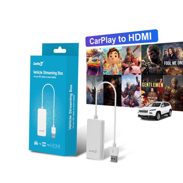 Quality Multimedia Box Wired Carplay To HDMI High Definition Interface Car TV Mate for sale
