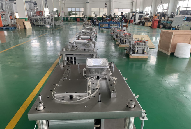 Quality Auto Stacker Disposable Aluminium Foil Box Making Machine for sale