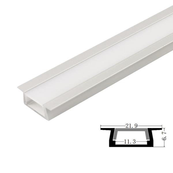 Quality 1606B Recessed LED Extrusions for SMD2110 2014 2216 2835 3014 3528 for sale