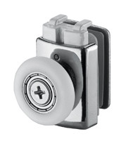 Quality SS304 5mm Width Single Wheel Shower Door Roller Runners For Curved Door for sale