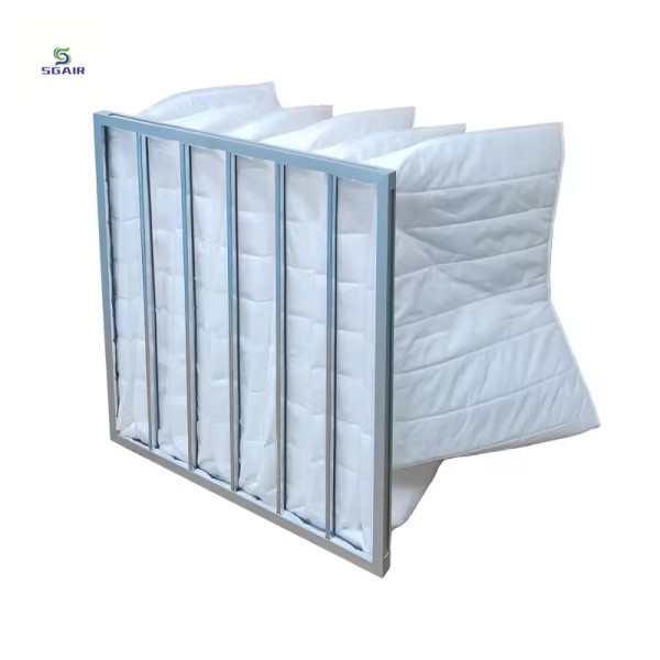 Quality High Efficiency Pocket Air Filter with 99.9% Filtration Efficiency for sale