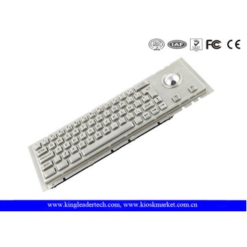 Quality Cherry Key Switch Kiosk Rugged Trackball Keyboard IP65 Panel Mounting for sale