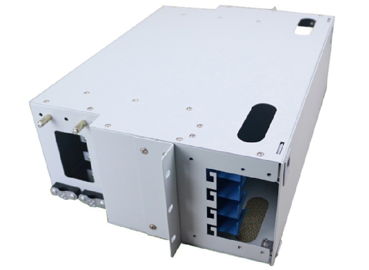 Quality 48 Core FC 1U 19 Rack Mount Enclosure ODF Distribution Frame for sale