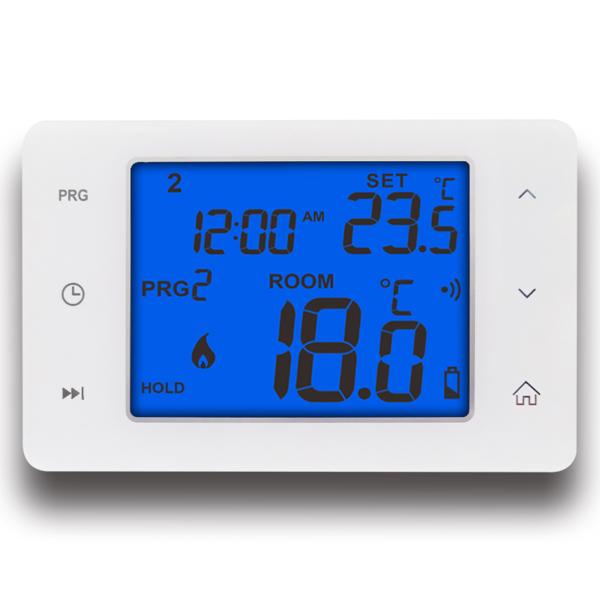 Quality 7 Days Programmable Omron Relay Touch Screen Thermostat for sale