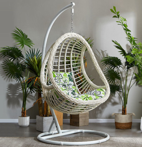Quality Indoor Outdoor Patio Hanging Swing Chair With Stand Home House Hotel for sale