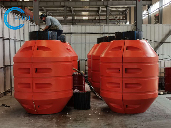 Marine HDPE Pipe Floats Floater Buoys for Plastic Sand Discharge Dredging Pipeline