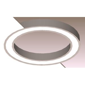 Quality 9331lm Round Linear Light 5000K-6500K Modern Linear Suspension Lighting for sale