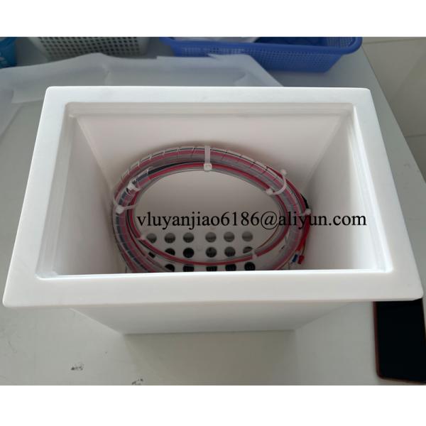 Quality Etching PTFE Tank With PTFE Frame Heater For Semiconductor Manufacturer and electroplating tank for sale
