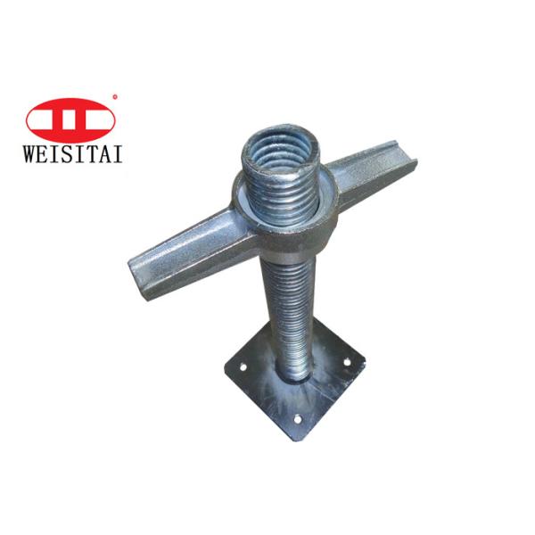Quality ISO 32mm Steel Base Jack Solid Scaffolding U Head Adjustable for sale