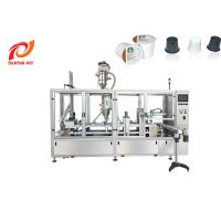 Quality Double Lanes 6000pcs/Hour 25L K Cup Filling And Sealing Machine for sale