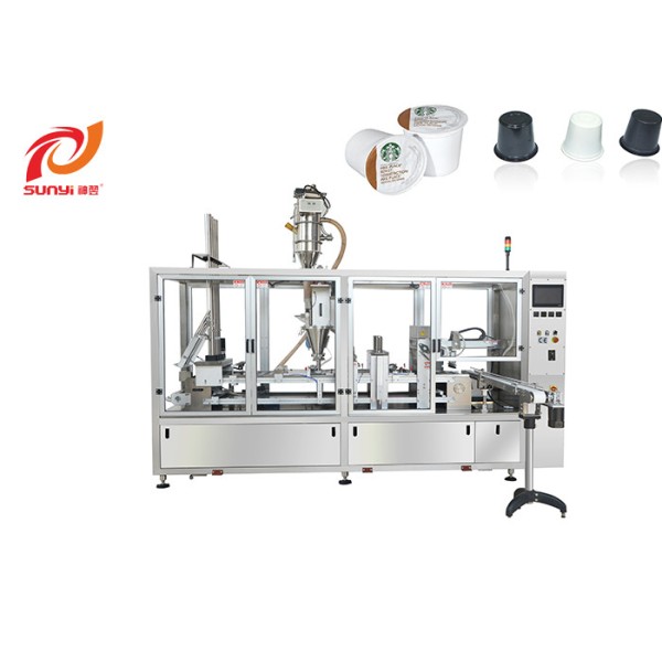 Quality Double Lanes 6000pcs/Hour 25L K Cup Filling And Sealing Machine for sale