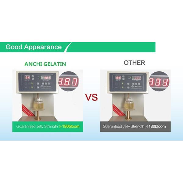 Quality Anchi Edible Gelatin Powder With Water High Viscosity for sale