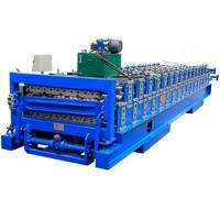 Quality Roof Panel Double Layer Roll Forming Machine For Thickness 0.3-0.8mm Material for sale