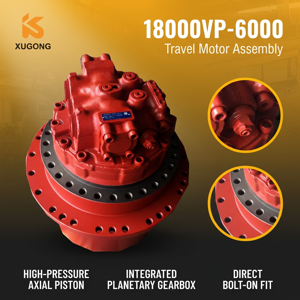 Quality Excavator Parts Final Drive Travel Motor For Sany 335 MAG-18000VP-6000 Hydraulic Reducer for sale